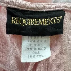 Requirements | Dresses | Vintage Requirements Dress Small Pink Linen ...